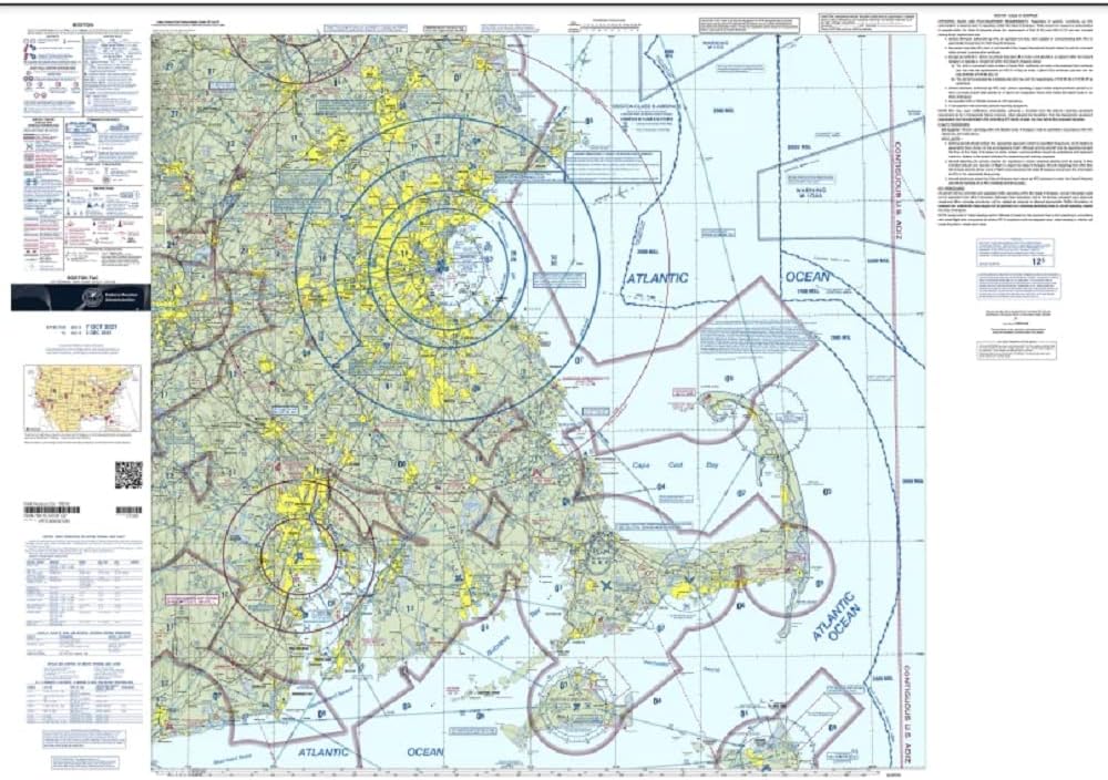 Amazon.com: Expired FAA Boston Terminal Area Chart (TBOS) - Wrapping ...