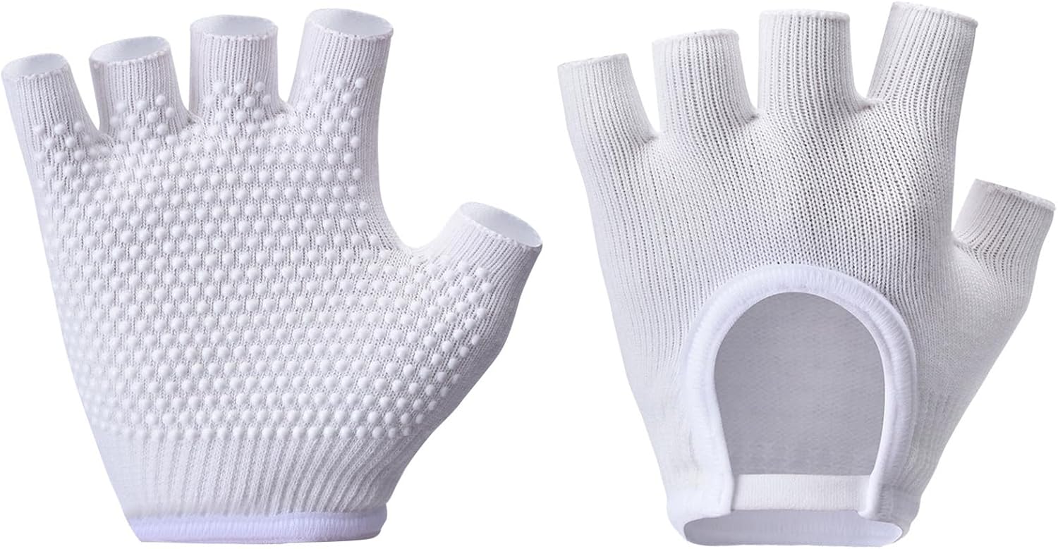 BGENHPON Yoga Gloves Non Slip - Breathable Exercise Gloves for Pilates ...