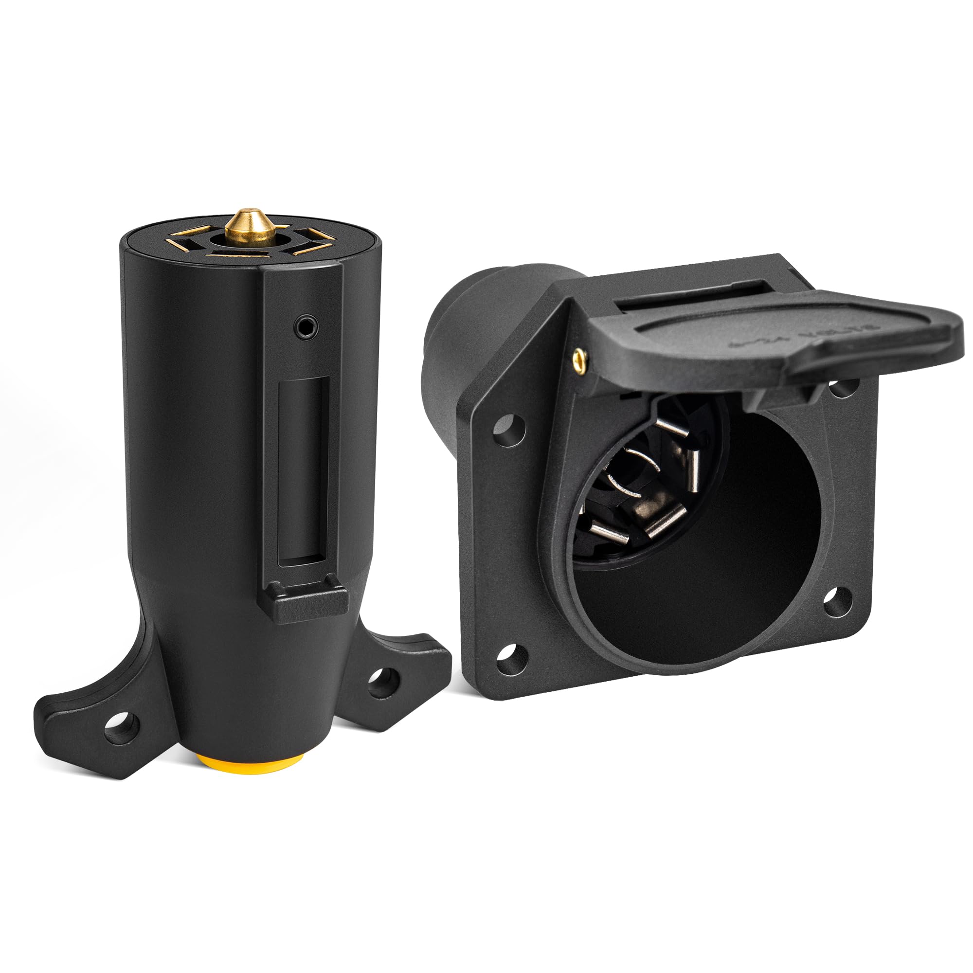 Snapklik.com : 7 Pin Trailer Connector Male & Female, 7 Way Female And ...