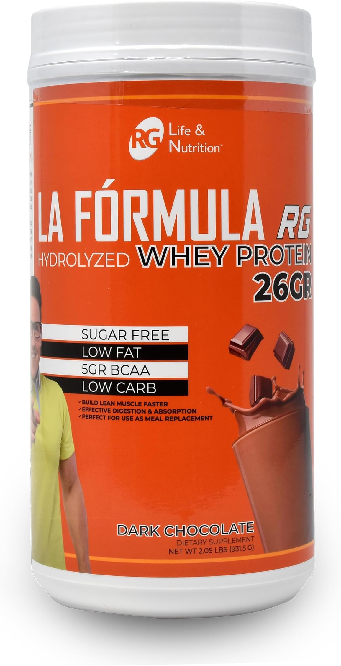 Amazon.com: RG LIFE & NUTRITION Hydrolyzed Whey Protein with BCAA, 2.05 ...
