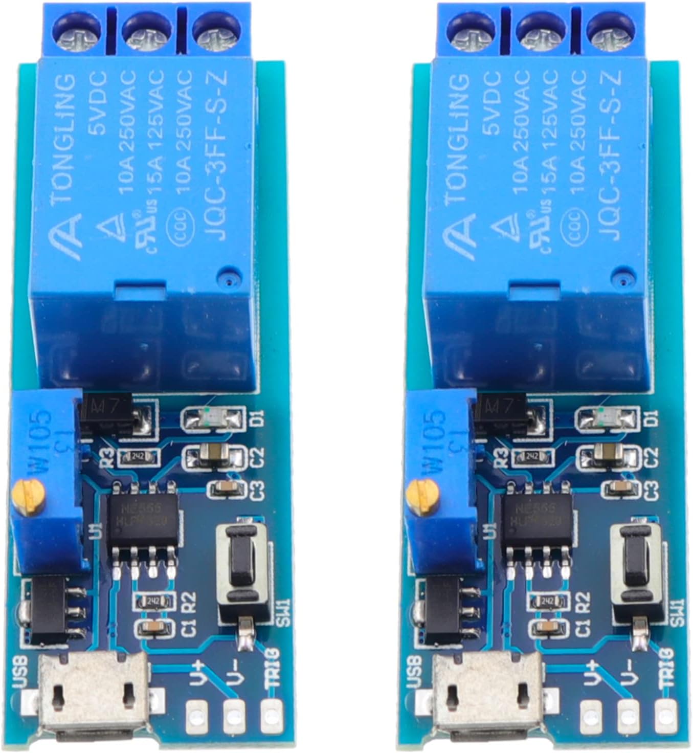 Amazon.co.jp: WINGONEER LCUS - タイプ1 USBリレーモジュールUSBインテリジェントスイッチコントロール ...