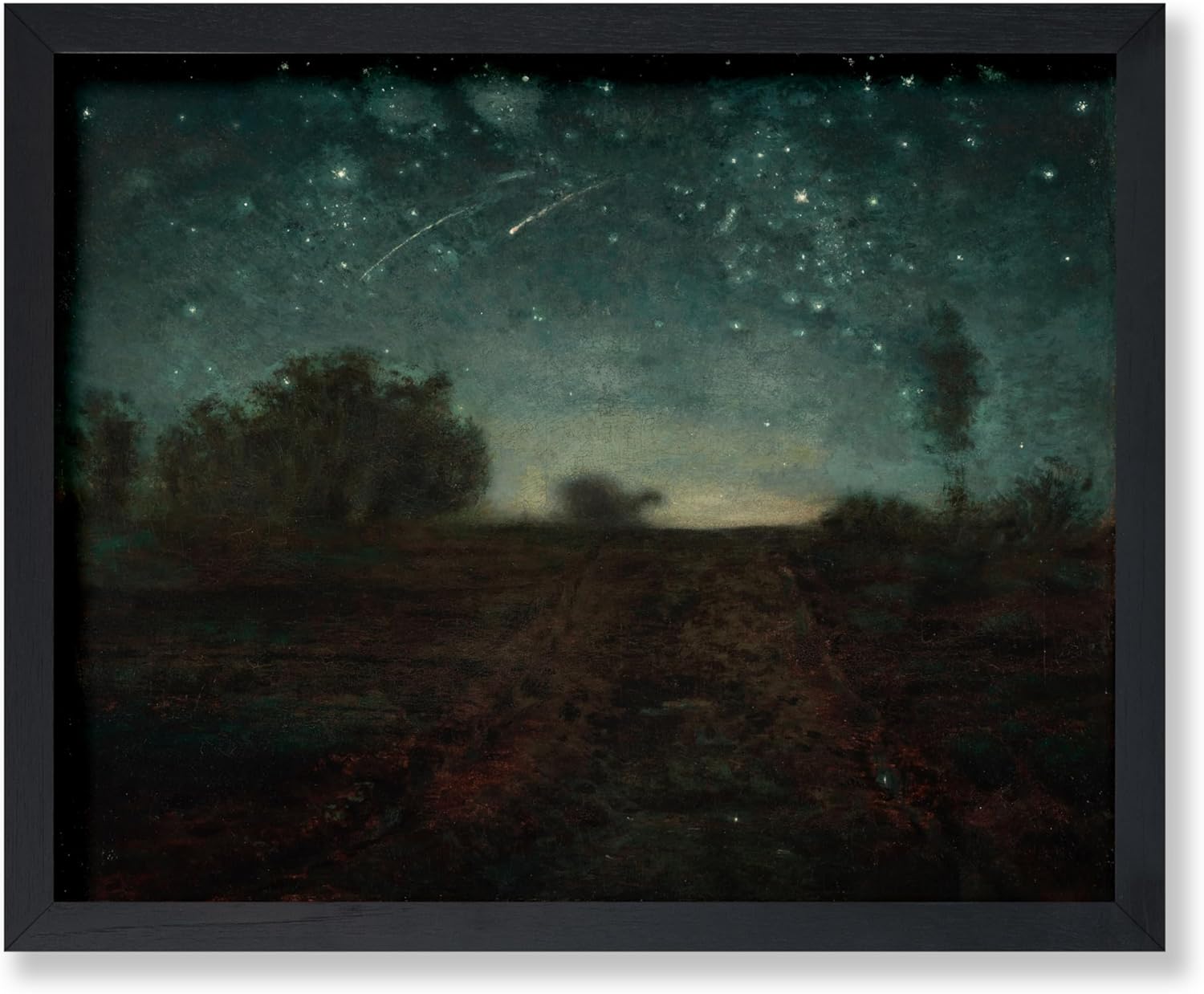 Amazon.com: Poster Master Vintage Starry Night Poster - Retro Night Sky ...