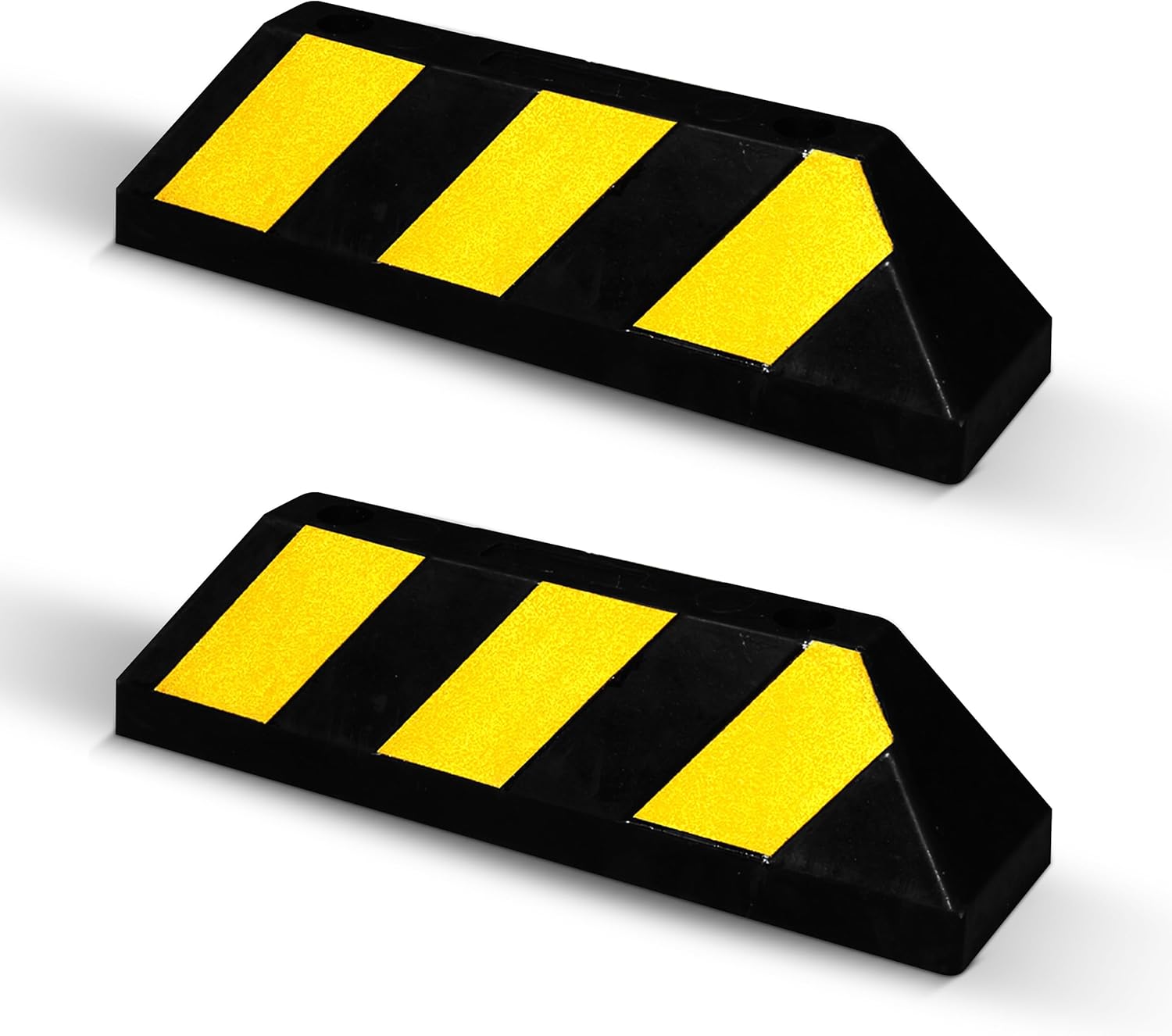 Amazon.com: SafetyM8 - 22" Heavy-Duty Rubber Truck Wheel Stop: 6" High ...