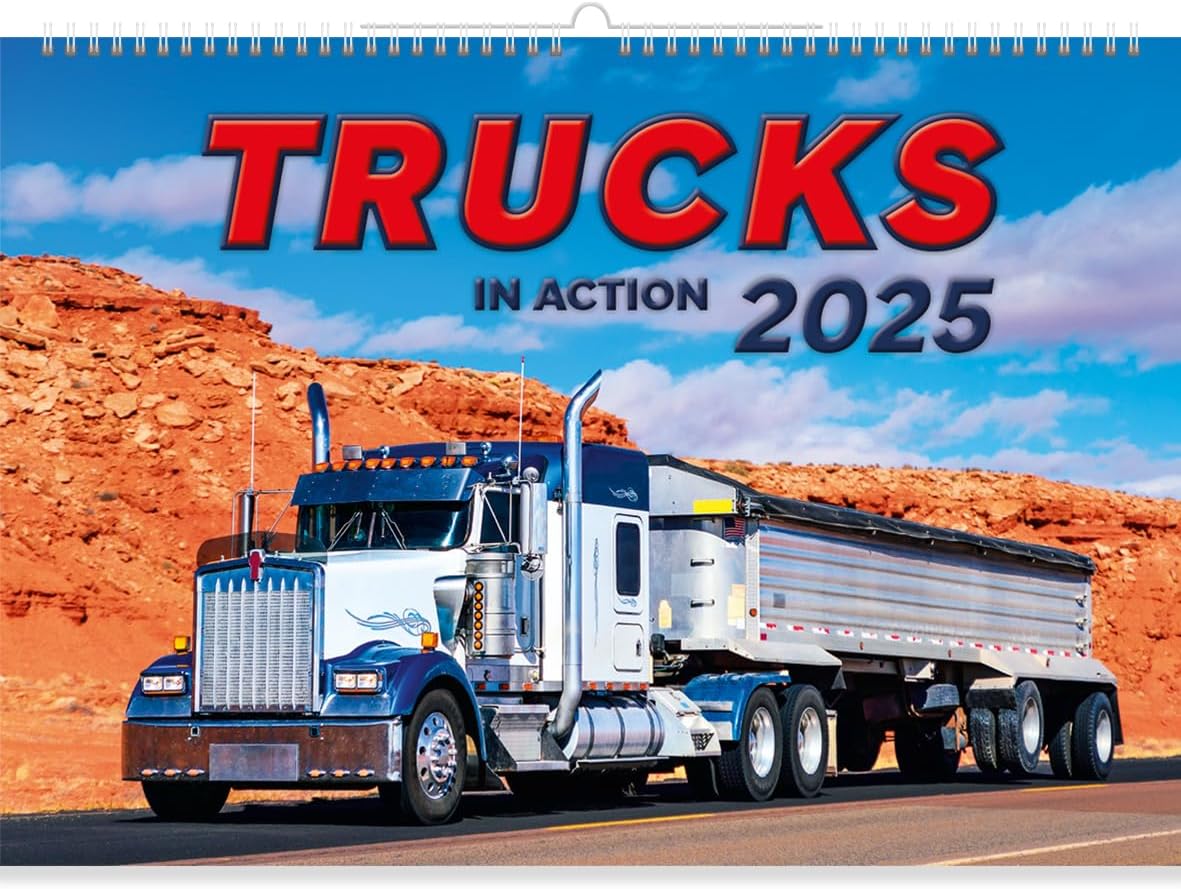 C155-24 Truck Calendar 2024 : Amazon.co.uk: Stationery & Office Supplies