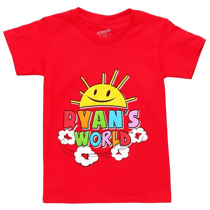 Ryan's World Logo Clouds - (Medium) Red : Amazon.in: Garden & Outdoors
