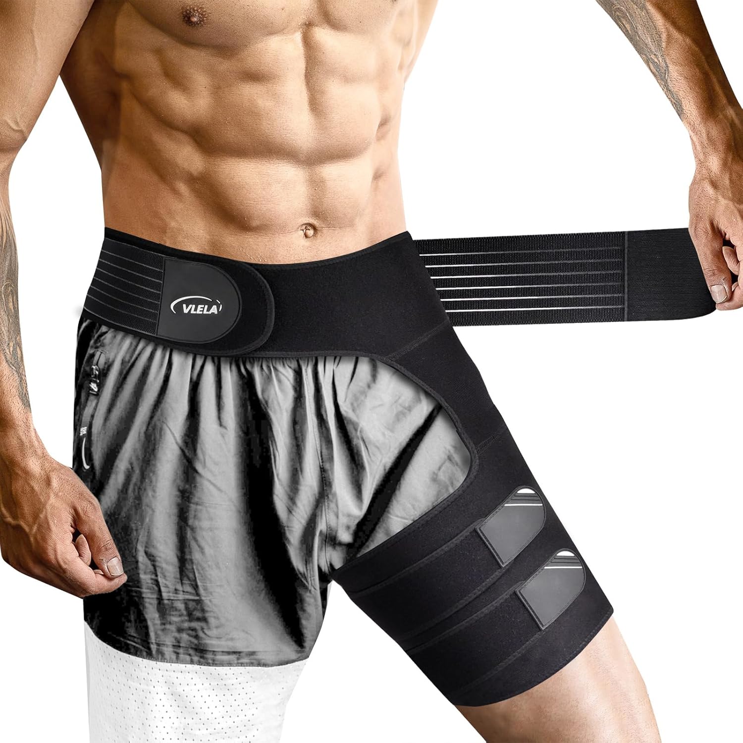 Amazon.com: Vlela Hip Brace for Sciatica Pain Relief Devices ,Thigh ...