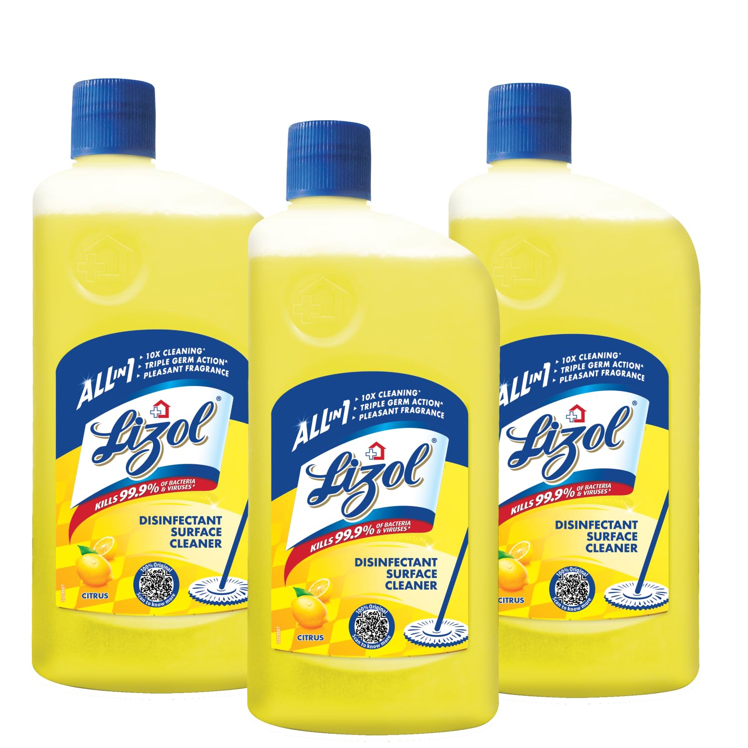 Lizol Disinfectant Surface & Floor Cleaner Liquid, Citrus - 1 Litre ...