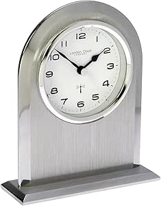 Mantle Clock - Silver Arch - Radio Controlled 37027 : Amazon.co.uk ...