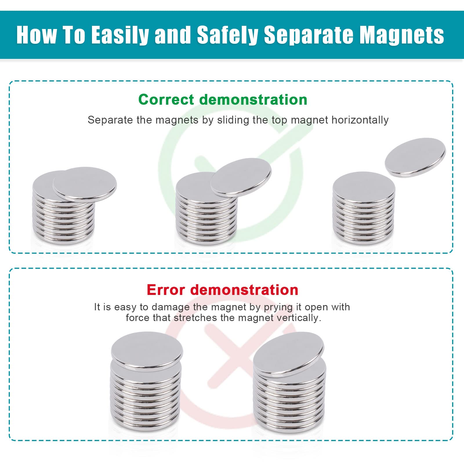 Snapklik.com : Neodymium Disc Magnets, Strong Round Magnets For Crafts ...
