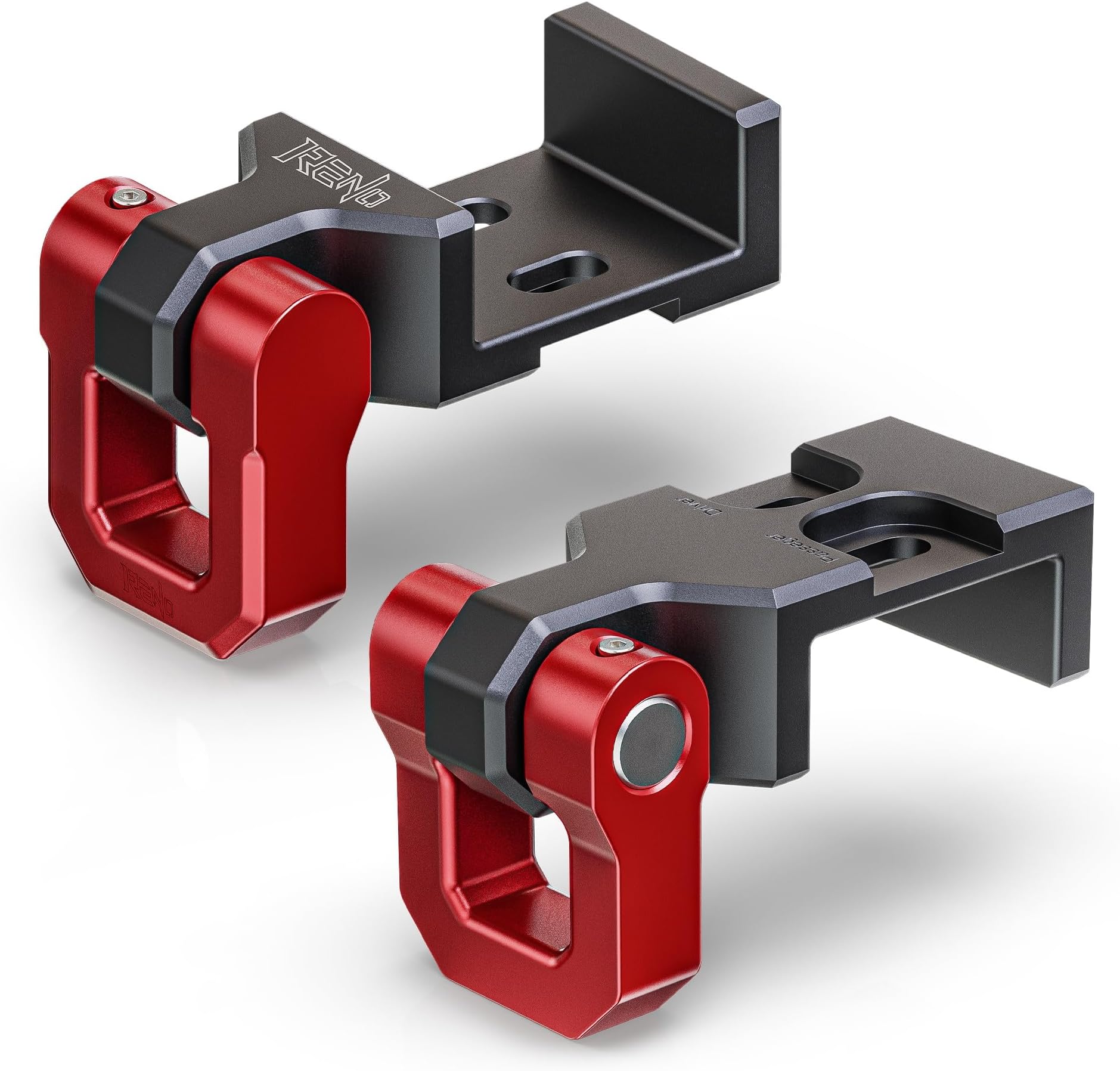 Amazon.com: Toyota Tacoma Red Recovery Tow Hook Set, Left and Right ...