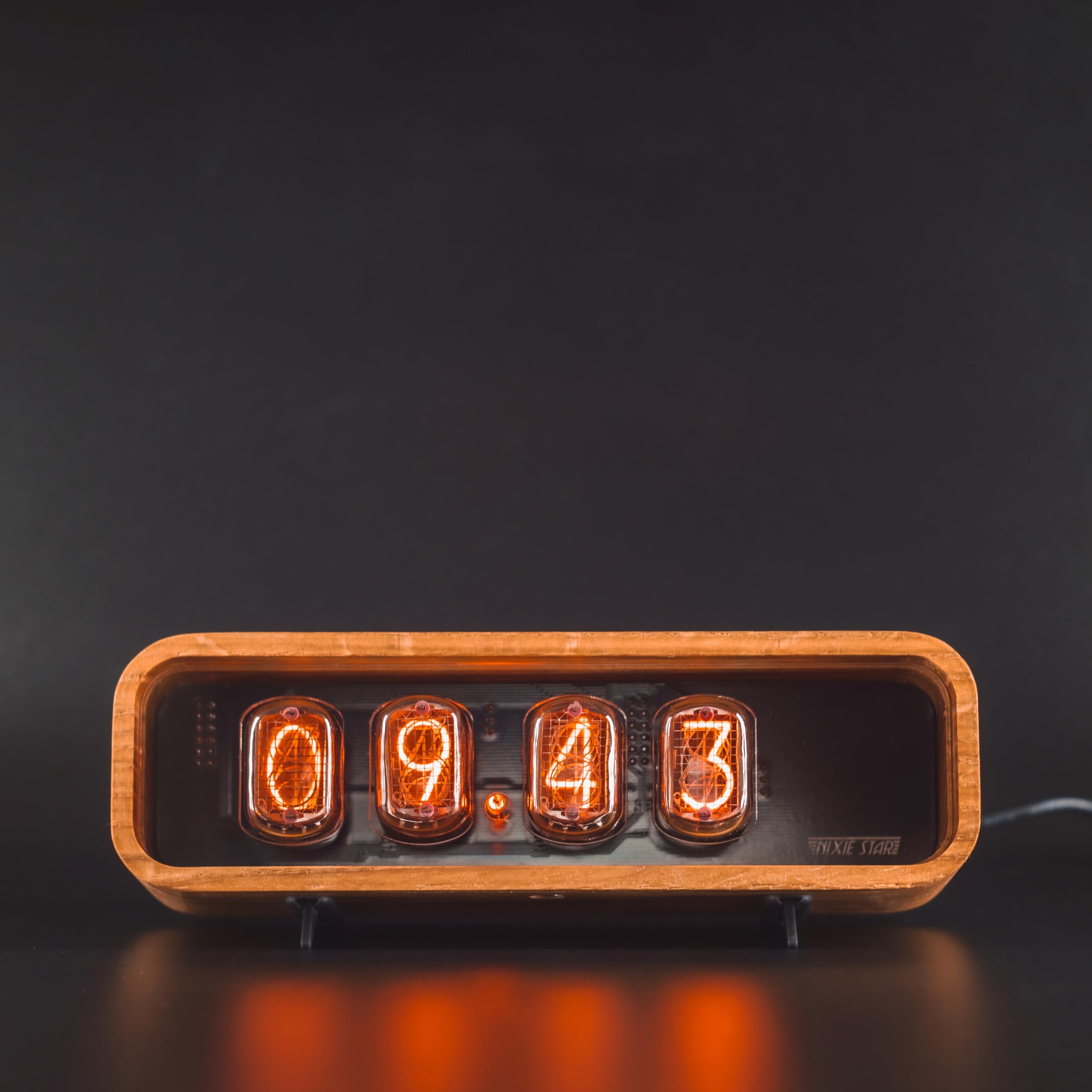 Buy Real Nixie Tube Clock with Easy Replaceable IN-12 Nixie Tubes, Motion Temperature Humidity ...