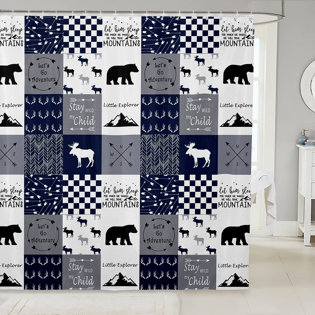 Moose Print Fabric