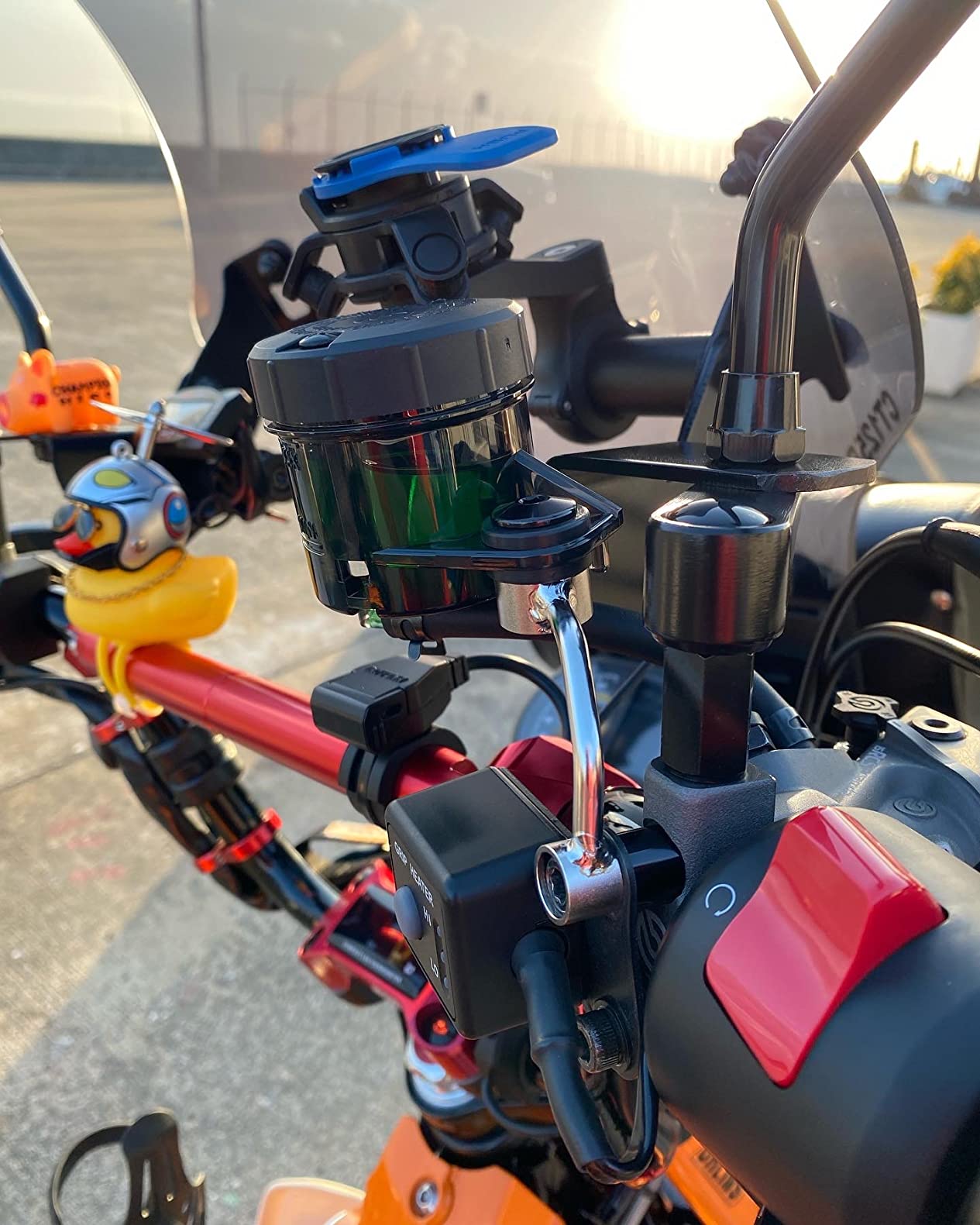 Amazon | PLOT(プロト) オイルタンクステー クラッチ側 チタン色ステー S15Bスモ-クタンク | マスタータンク | 車＆バイク