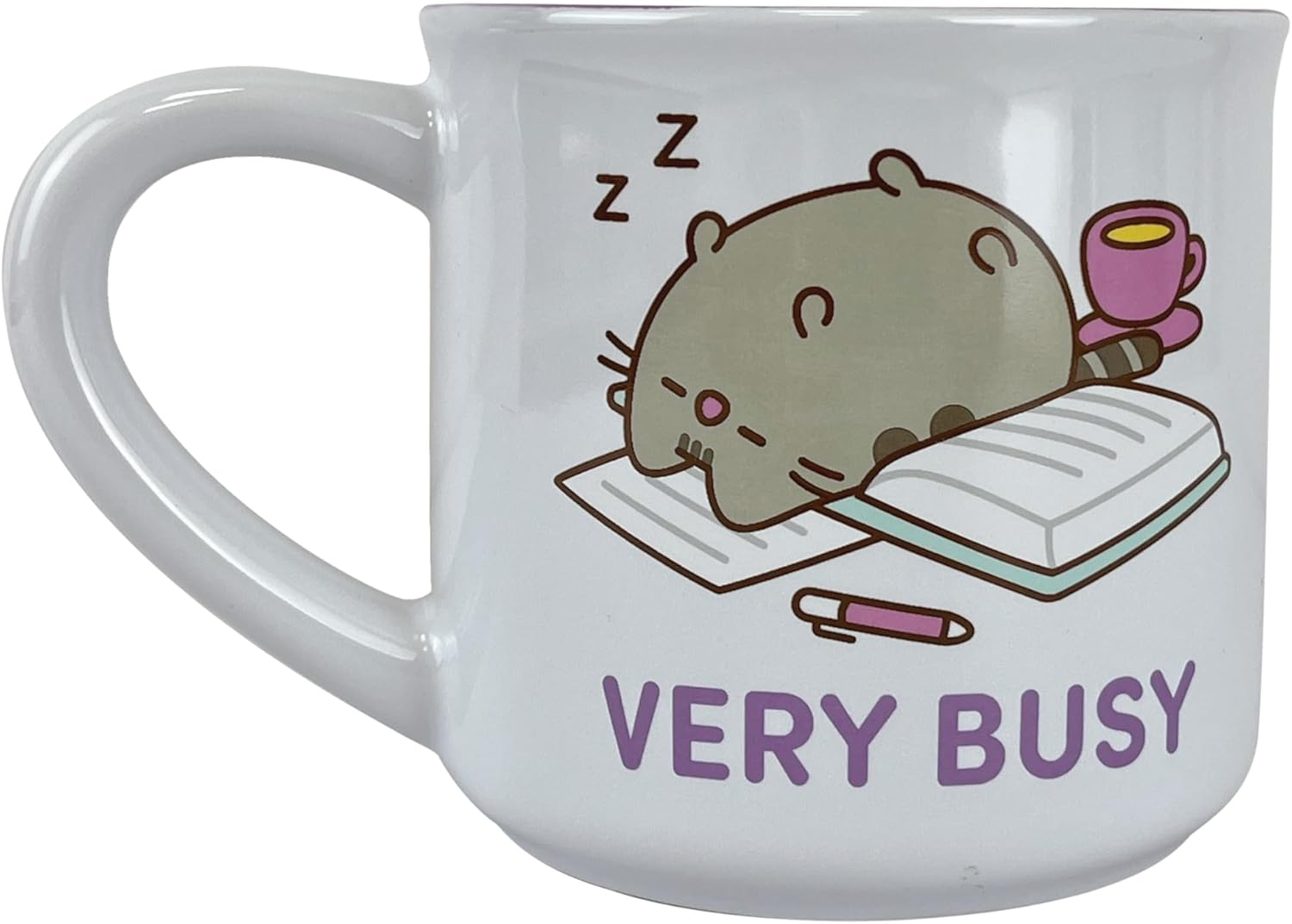 Amazon.com: Enesco Pusheen the Cat Very Busy Sleeping Coffee Mug, 18 ...
