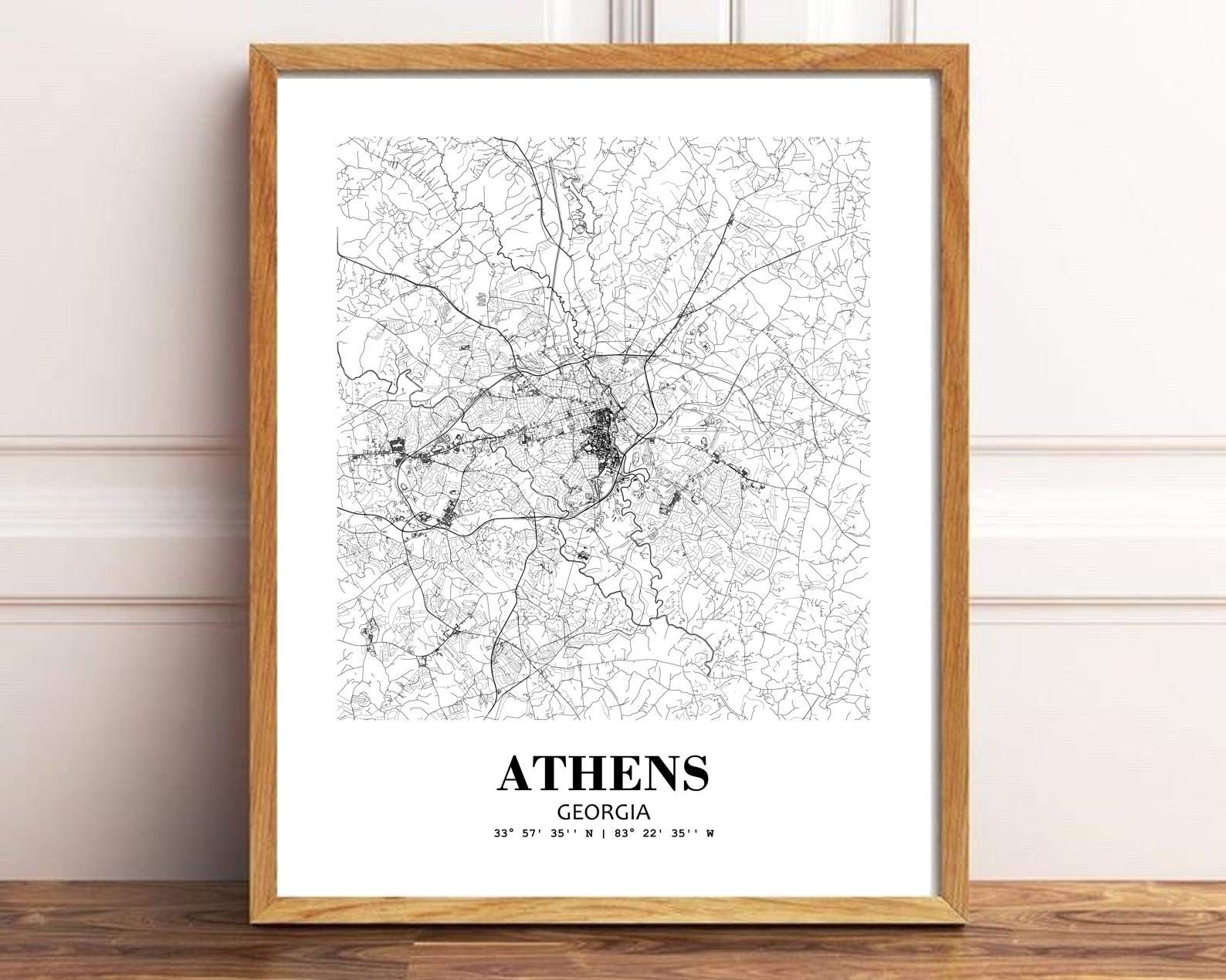 City Of Athens Georgia Map