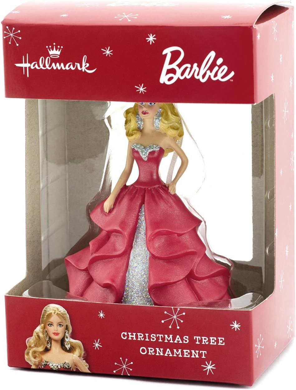 Amazon.com: Hallmark Compatible Barbie Keepsake Ornament 2015 Holiday ...