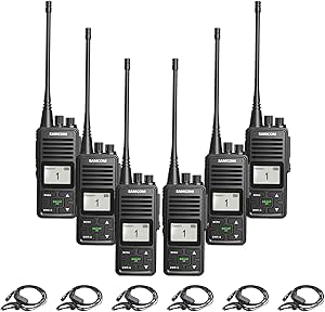 SAMCOM Two Way Radios Long Range Walkie Talkies for Adults with ...