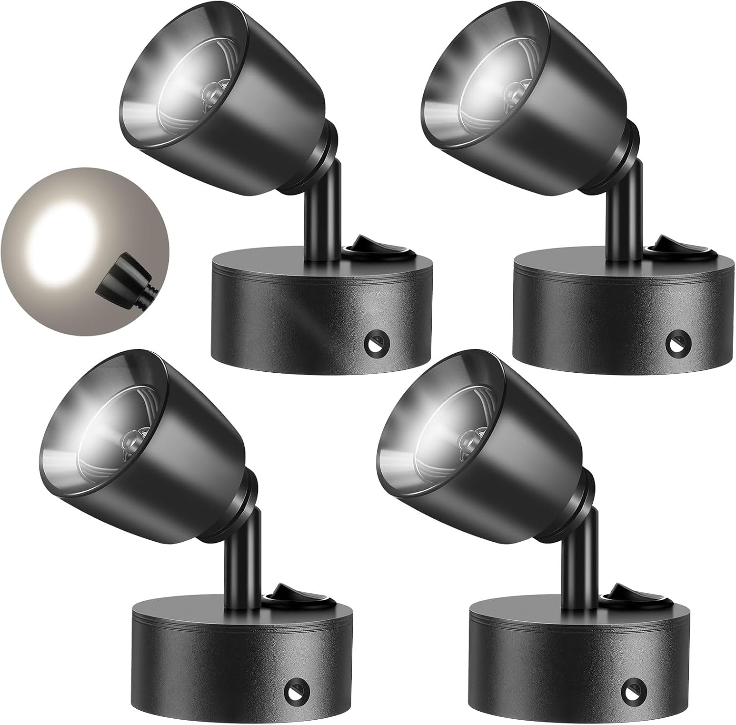 Amazon.com: VIHOSE 4 Pieces DC12V- 24V RV Lights Interior Reading Lamp ...