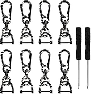 Amazon.com: GTILE 8 Pcs Car Keychain Detachable Key Clip Horseshoe ...