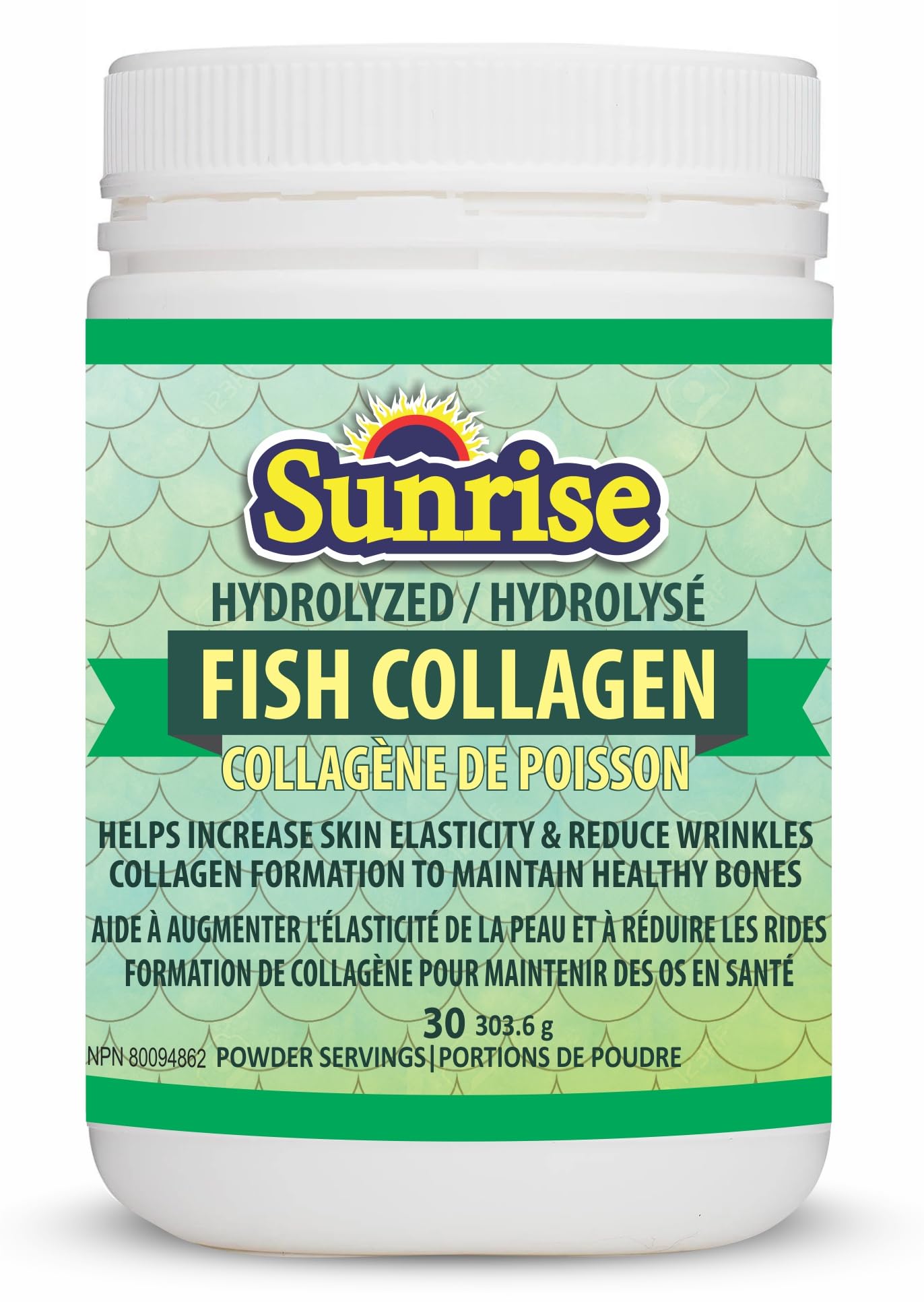 Sunrise Apothecary Hydrolyzed Fish Collagen Powder with Vitamin C ...