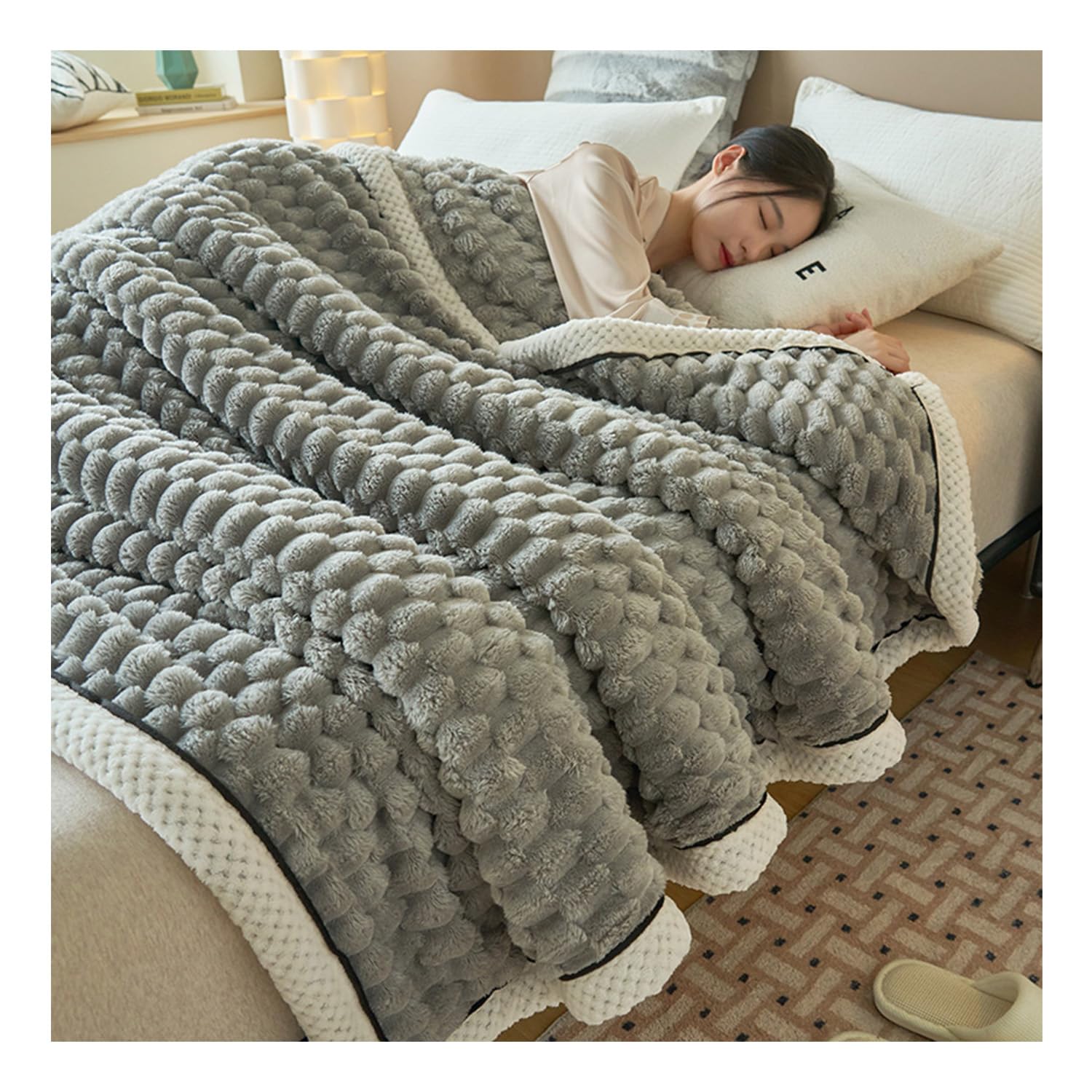 ITAWINA Cobija Suave y Caliente de Forro Polar para Cama Sofa, Manta ...