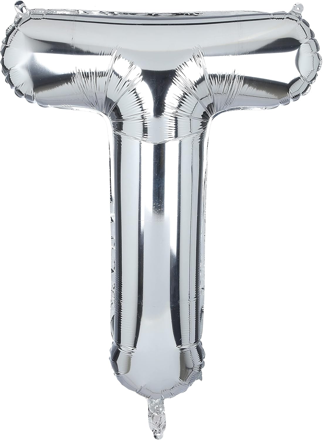 Amazon.com: 40 Inch Large Letter T Foil Balloons Silver Big Alphabet ...
