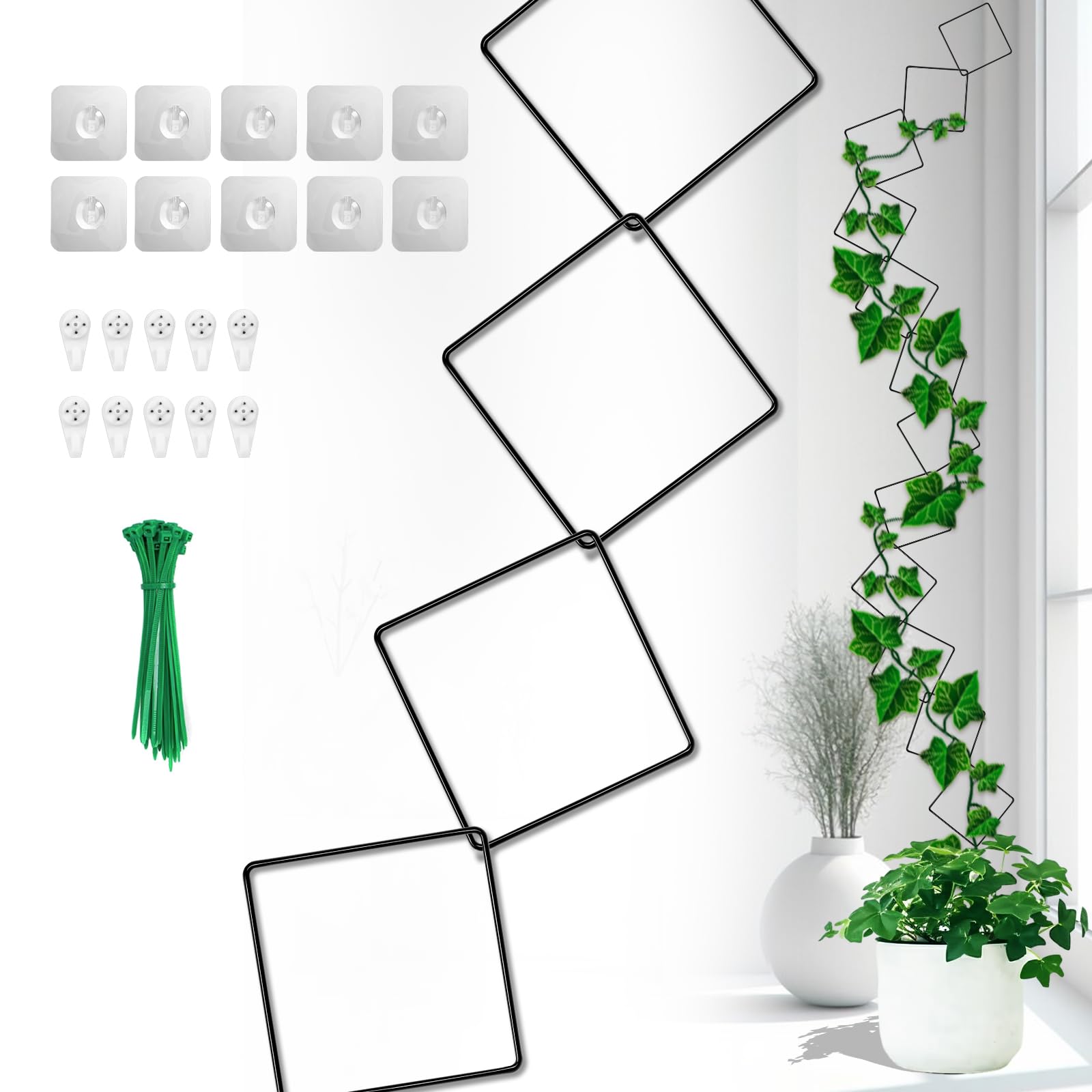 Amazon.com : 20 Pcs Chain Trellis for Climbing Plants Indoor & Outdoor ...