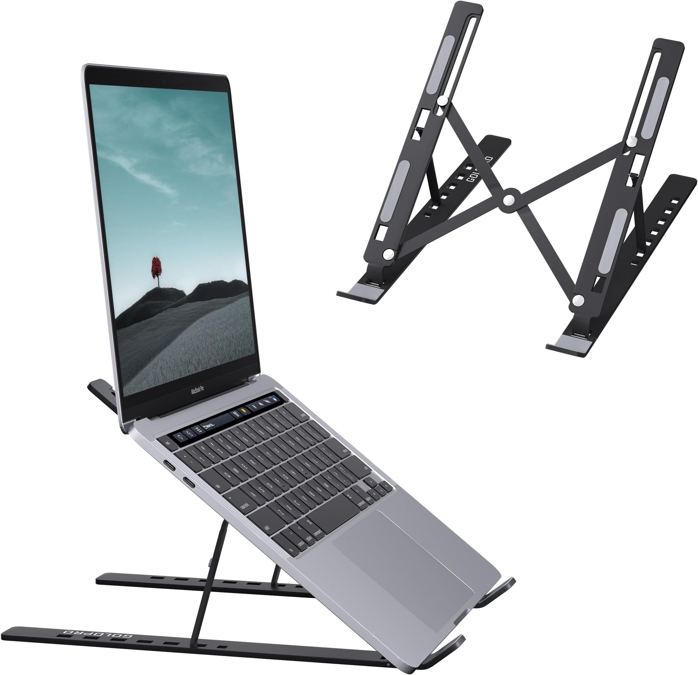 Amazon.com: jyibinee Desktop Laptop Holder Modern Laptop Holder ...