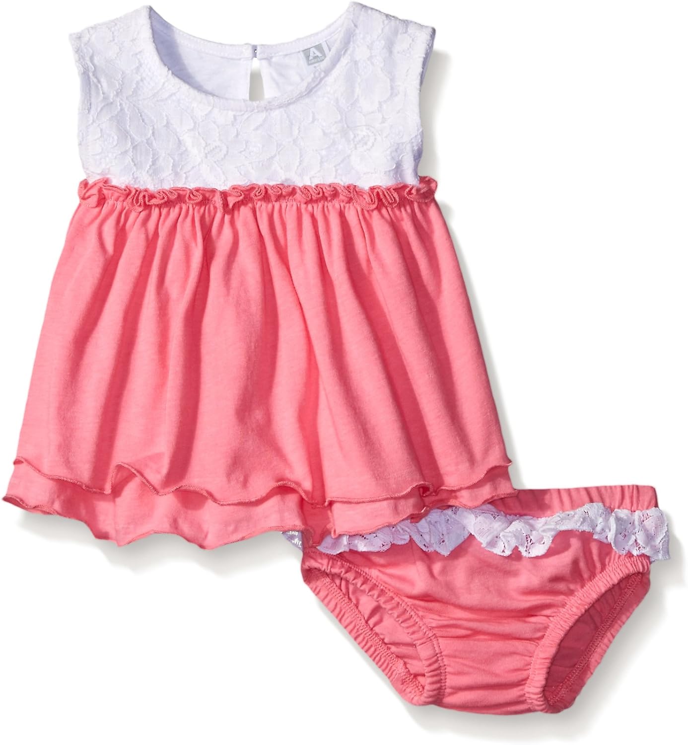 Amazon.com: Amy Coe Baby Girls' Lace Diaper Cover Set, Sugar Plum, 0-3 ...