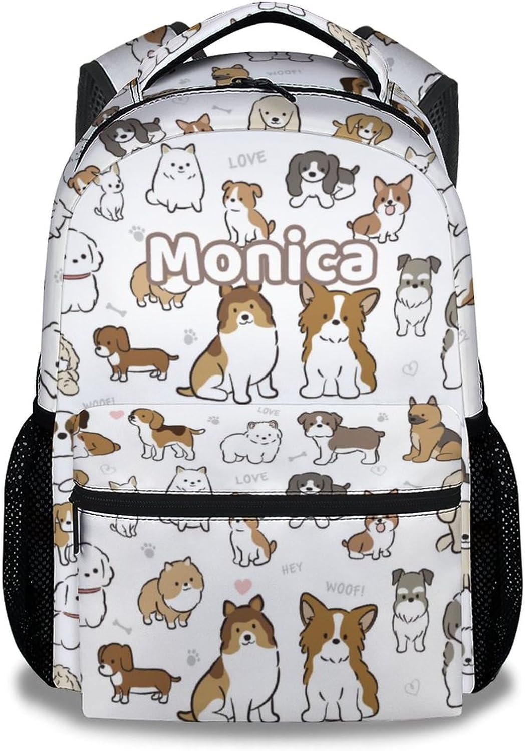 Amazon.com | Homexzdiy Personalized Kids Boys Girls School Backpack, 16 ...