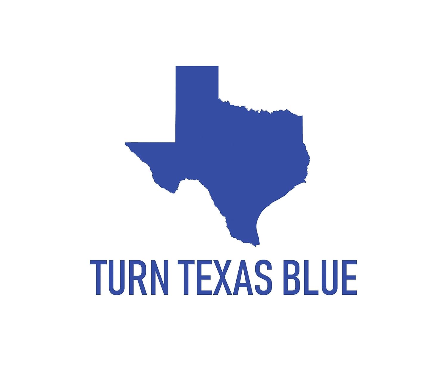 Amazon.com: Turn Texas Blue Sticker Vinyl Decal Proudly Triggering the ...