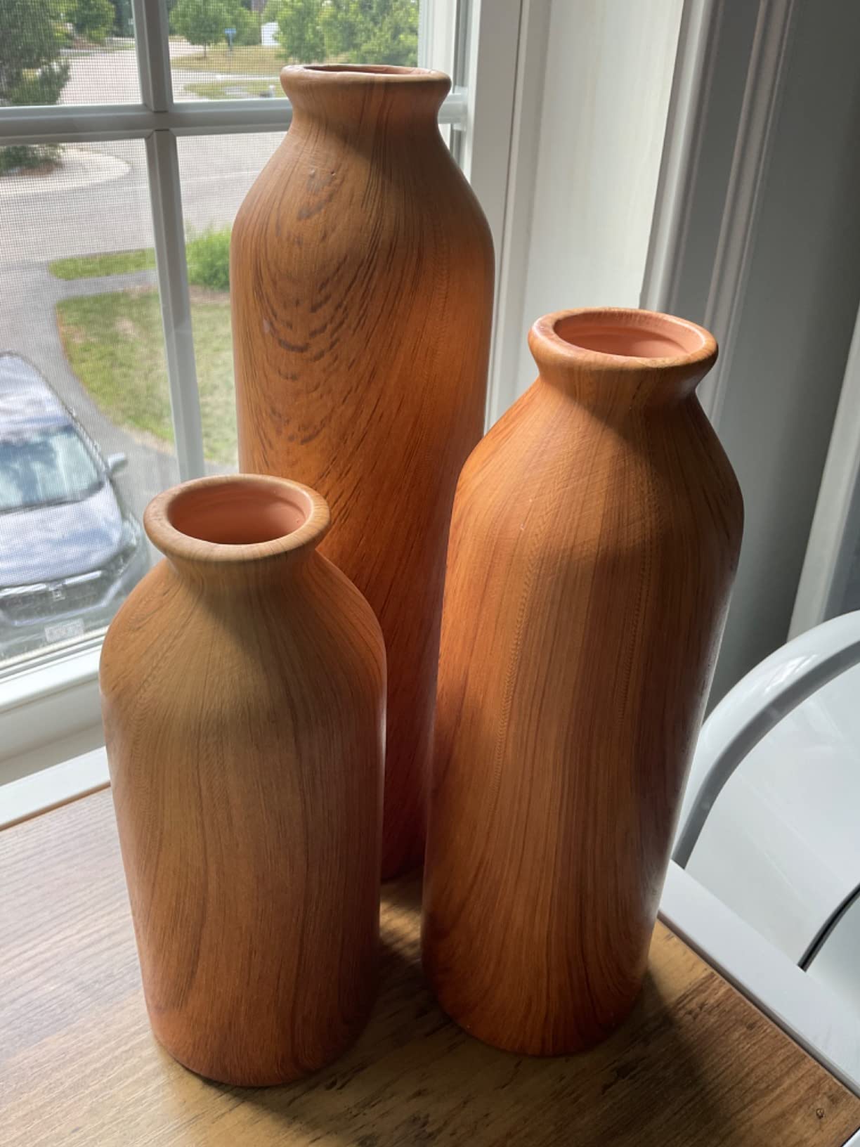 $8/mo - Finance Scott Living Ceramic Shoulder Vases, Set Of 3, Natural ...