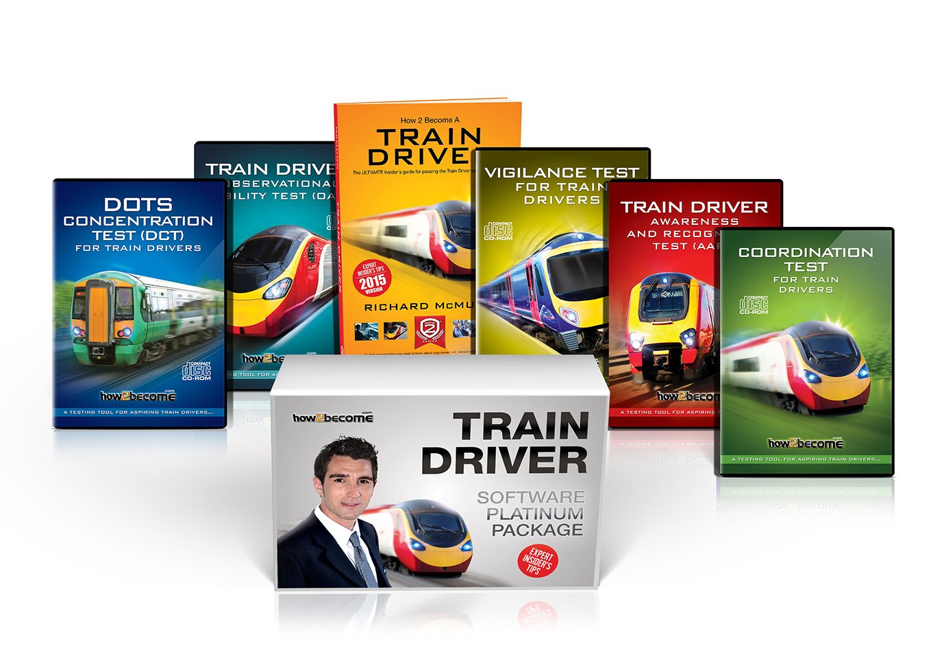 TRAIN DRIVER TESTS Software PLATINUM Package Box Set 2020: Train Driver ...