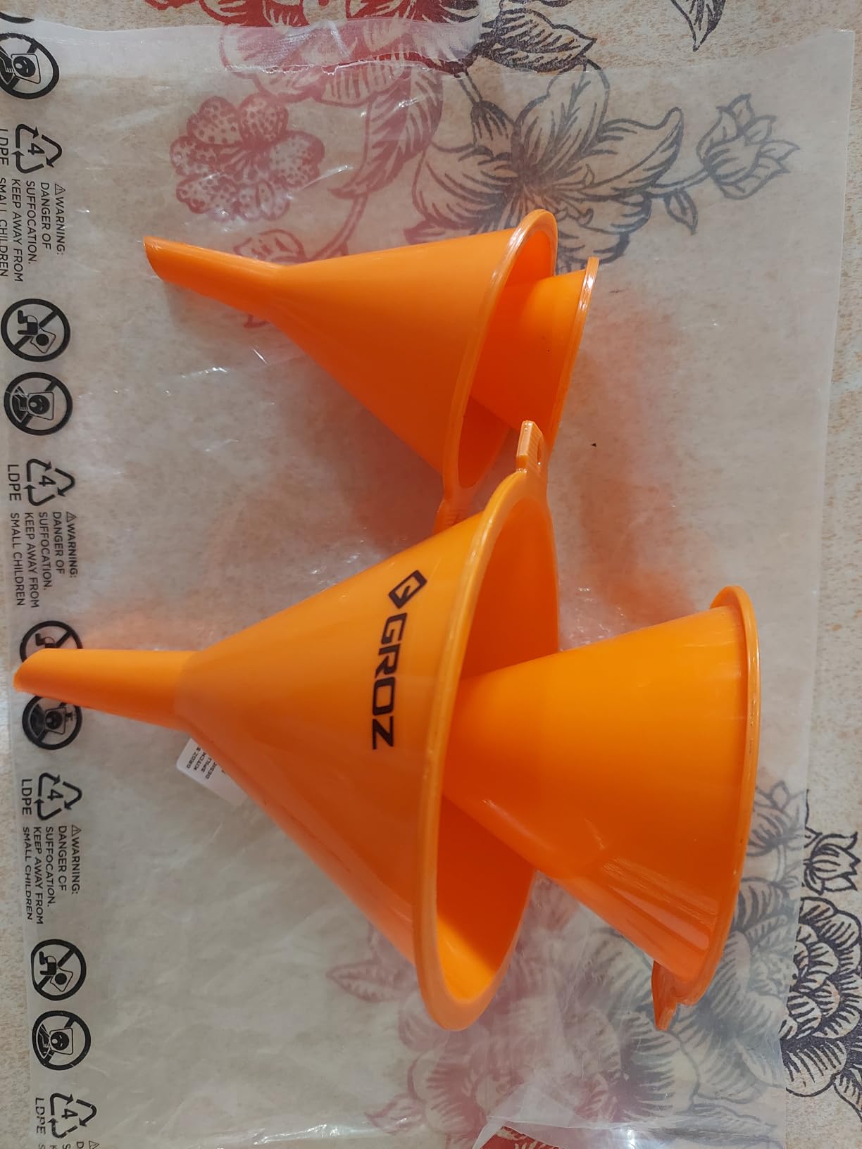 GROZ Set of 4 Multipurpose Funnels for Kitchen and Industrial Use ...