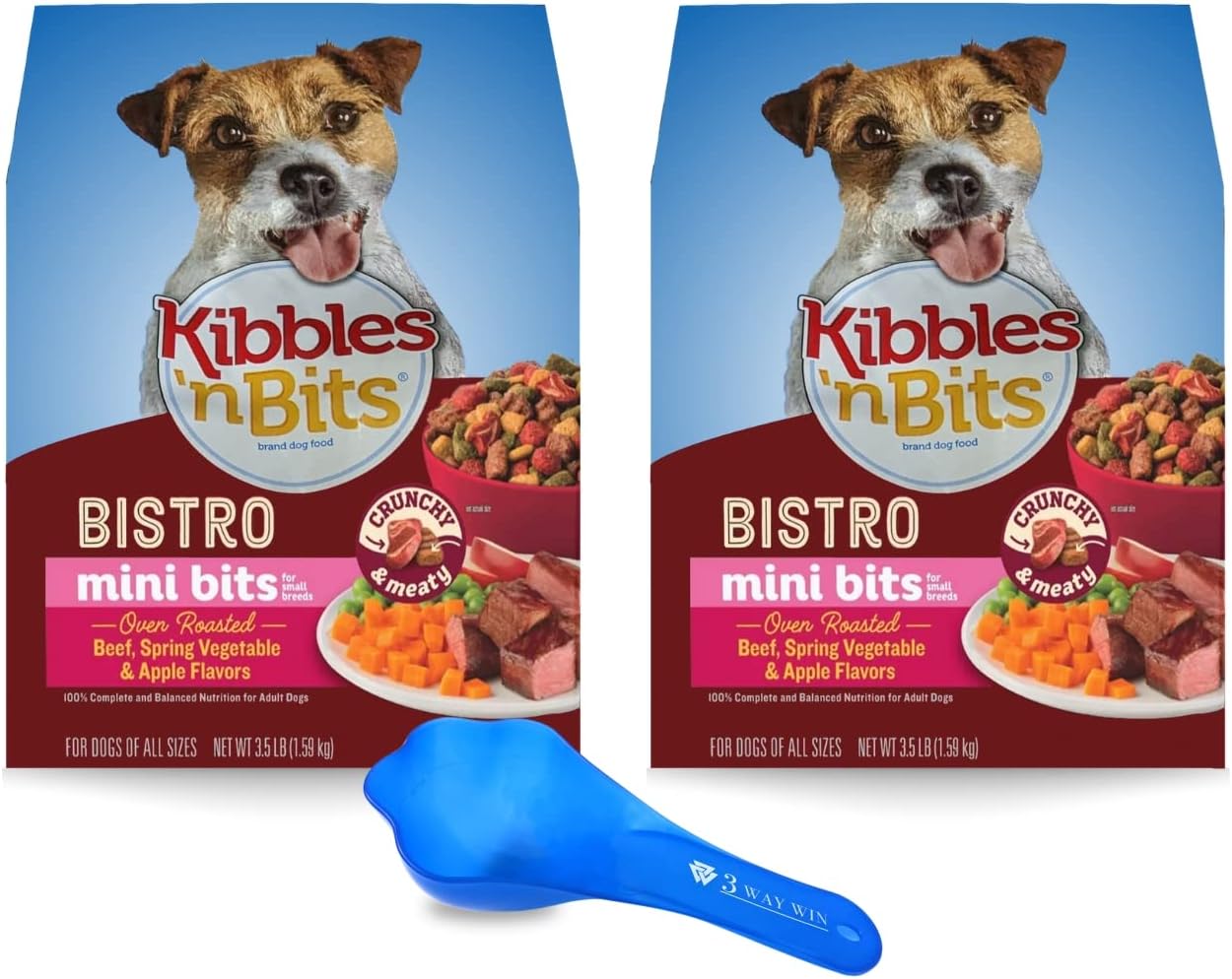 Amazon.com: Kibbles 'N Bits Dog Food Small Breed Mini Bits Savory Beef ...