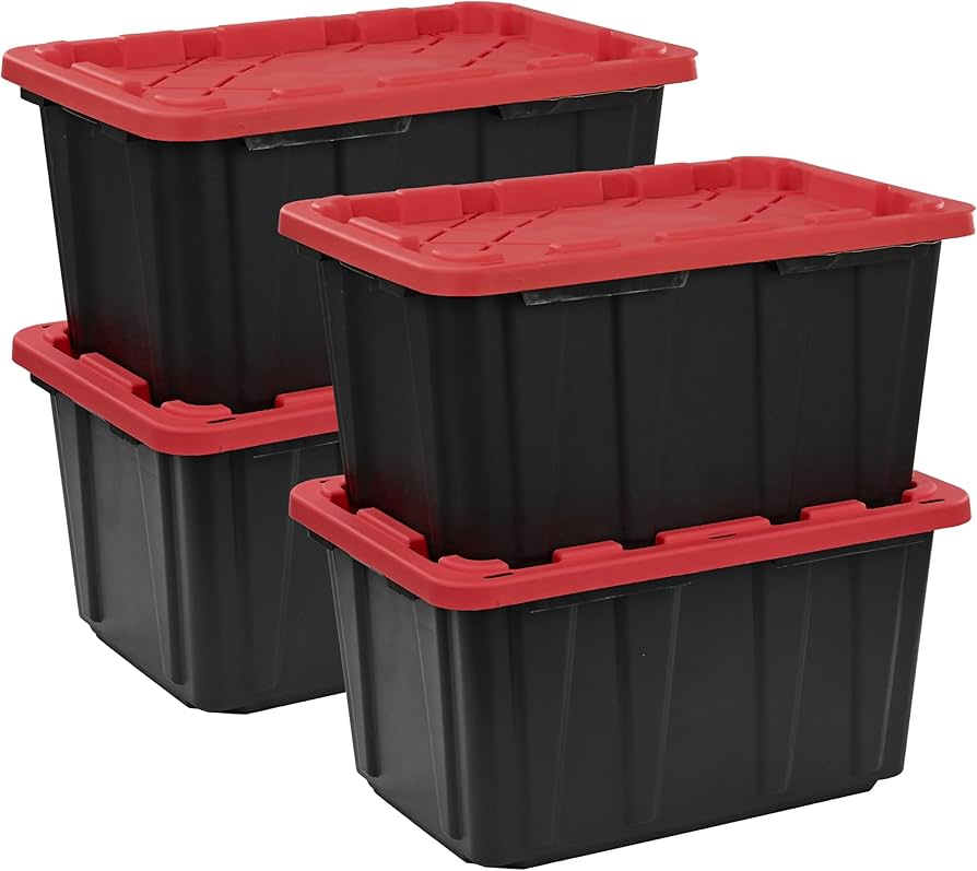 Contenedores De Almacenamiento Largos Con Tapa