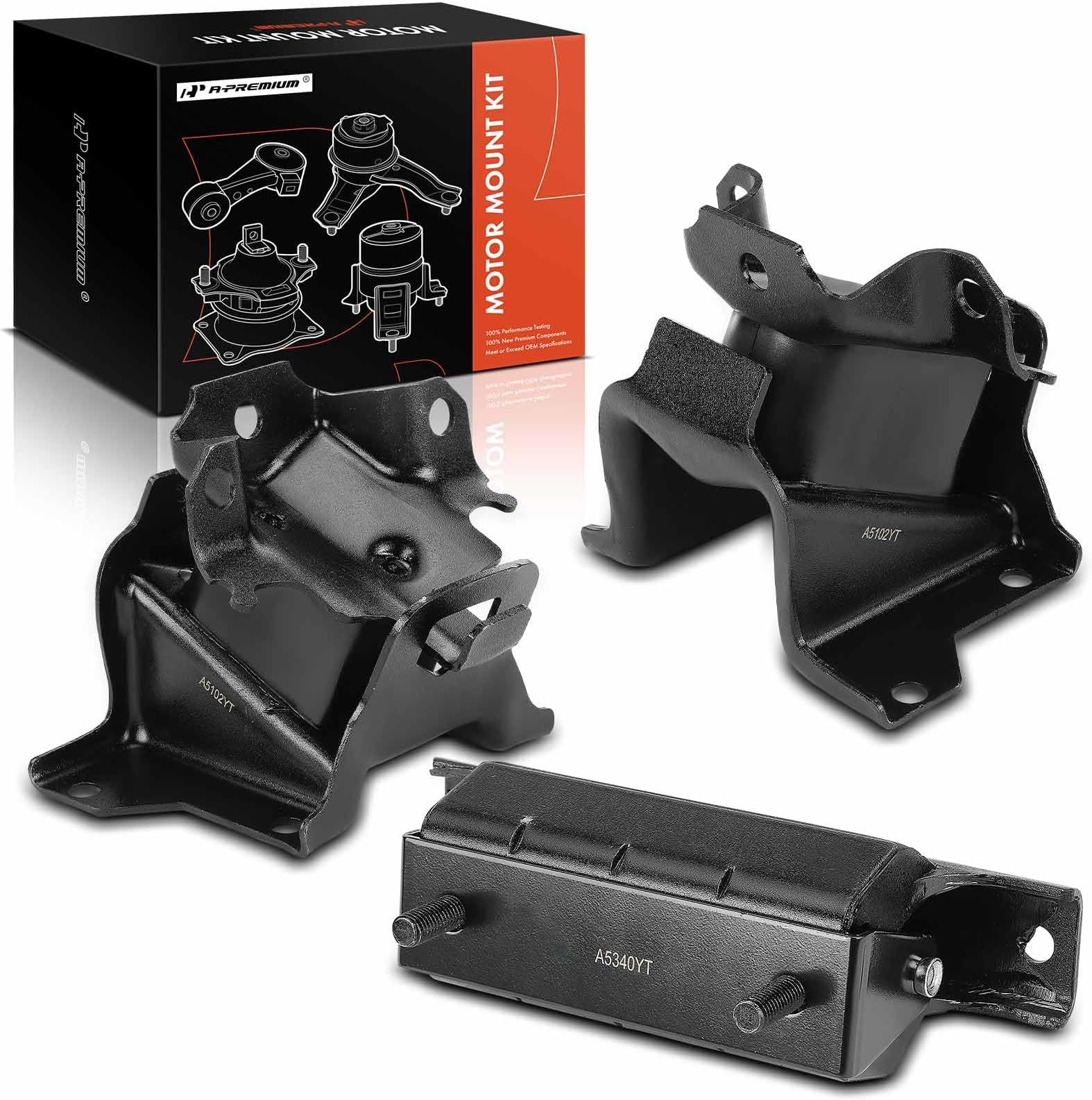 Amazon.com: A-Premium 3PCS Motor Mount Auto Transmission Mount Set ...
