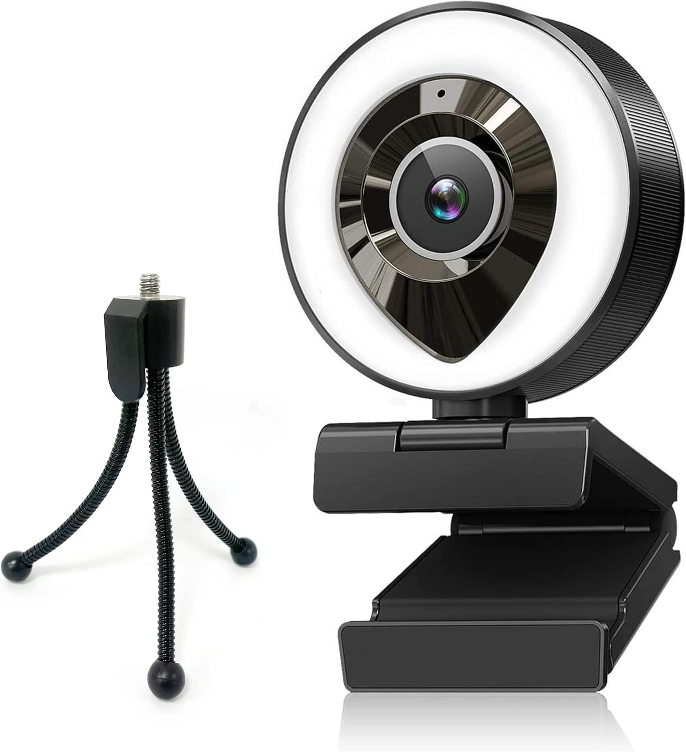 ATPro Full HD Webcam with Microphone for Desktop and Laptops, Dual ...