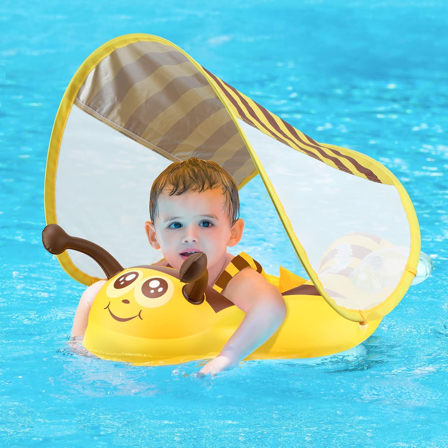 Free Swimming Baby Inflatable Baby Swimming Float with Safe Bottom ...
