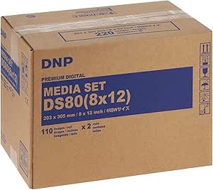 DNP PHOTO IMAGING 20x30 cm dye Sublimation Paper for DS-40 Printers ...