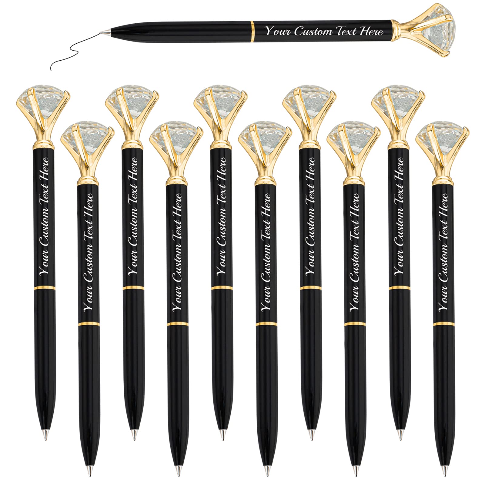 Amazon.com : Personalized Diamond Pens Custom Pens with Name Bulk ...