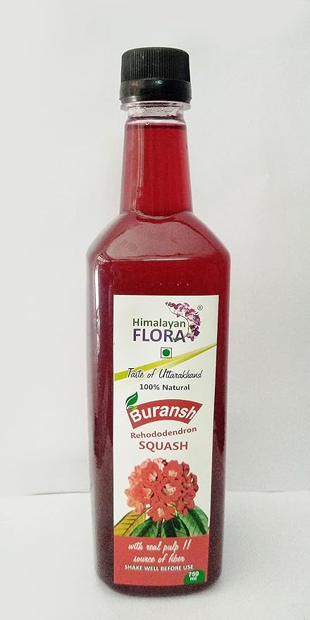 Burash (Rhododendron)Flower Juice/Squash by Himalayan Flora SS : Amazon ...