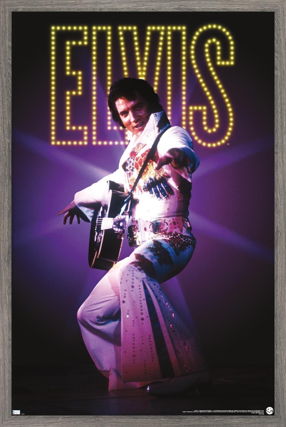 Amazon.com: Trends International Elvis Presley - Suit Wall Poster, 34L ...