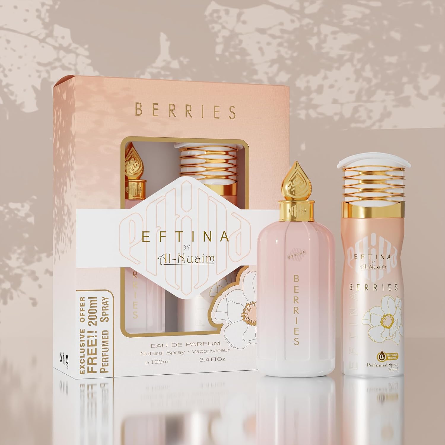 Buy EFTINA by Al-Nuaim Gift Set | 1 Perfumed Spray - 200ml | 1 Eau De ...