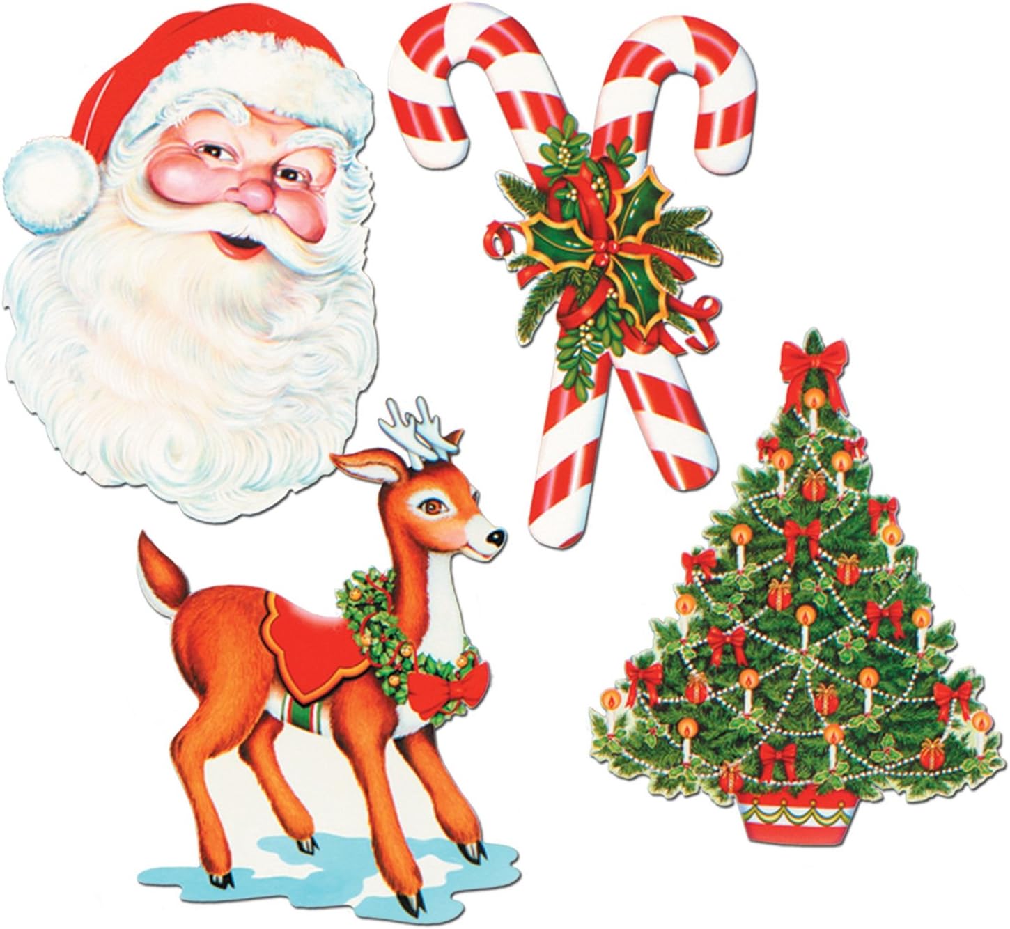 Amazon.com: Christmas Cutout Decorations : Home & Kitchen