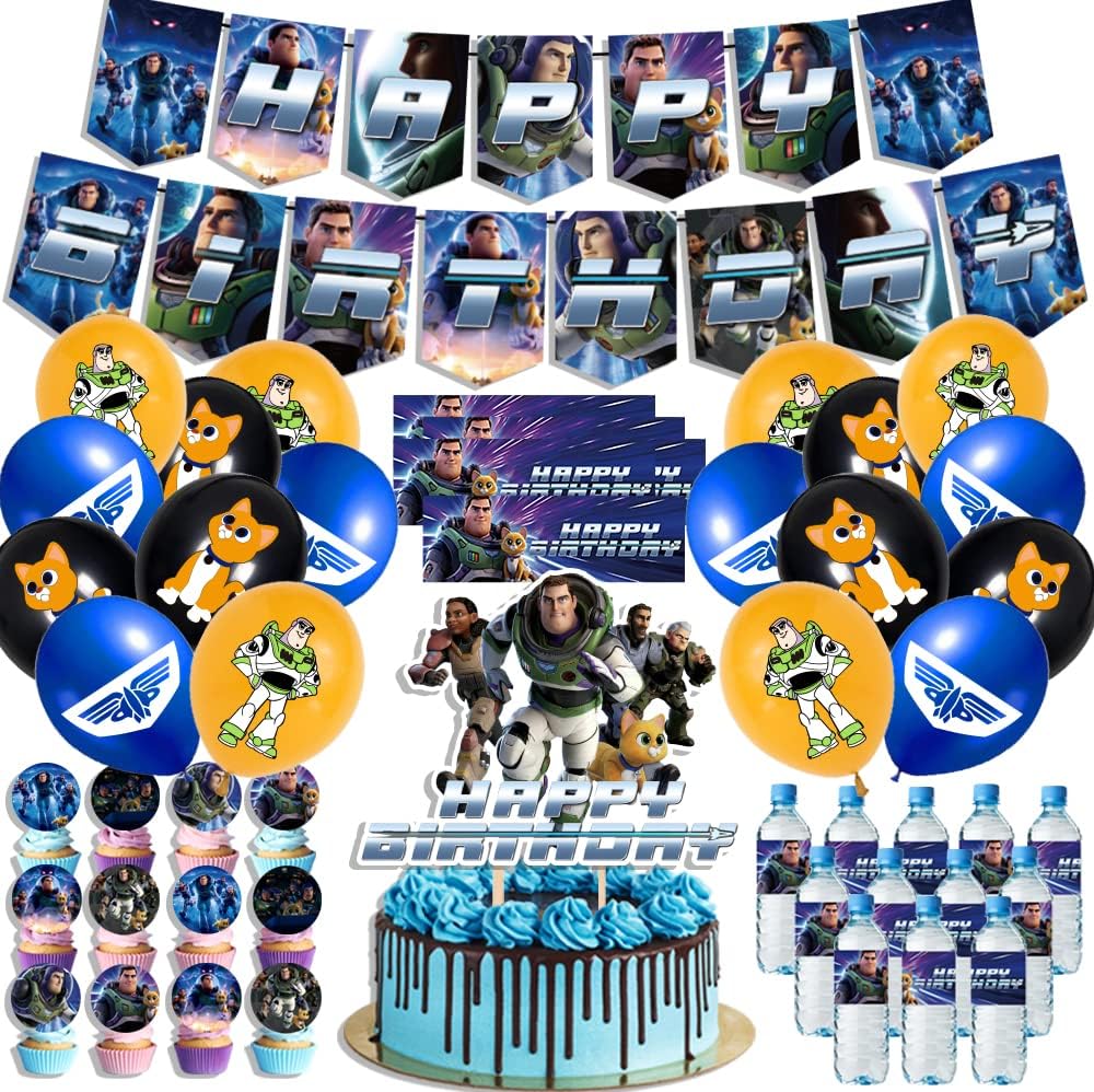 Amazon.com: Buzz Light Year Party Supplies,Buzz Birthday Decorations ...