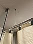 Amazon.com: Libaro Ceiling Mounted Shower Curtain Rod Support ...