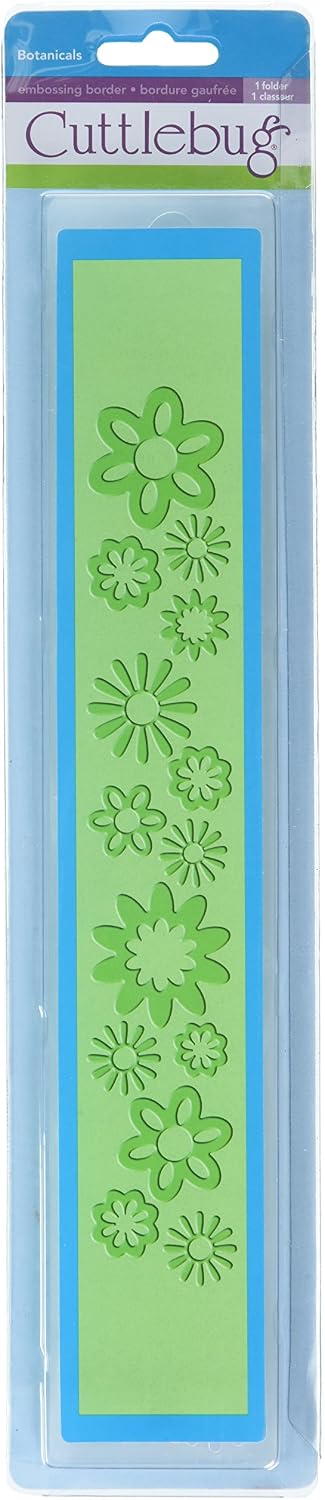 Amazon.com: Cricut Cuttlebug 12-Inch Embossing Border, Botanicals ...