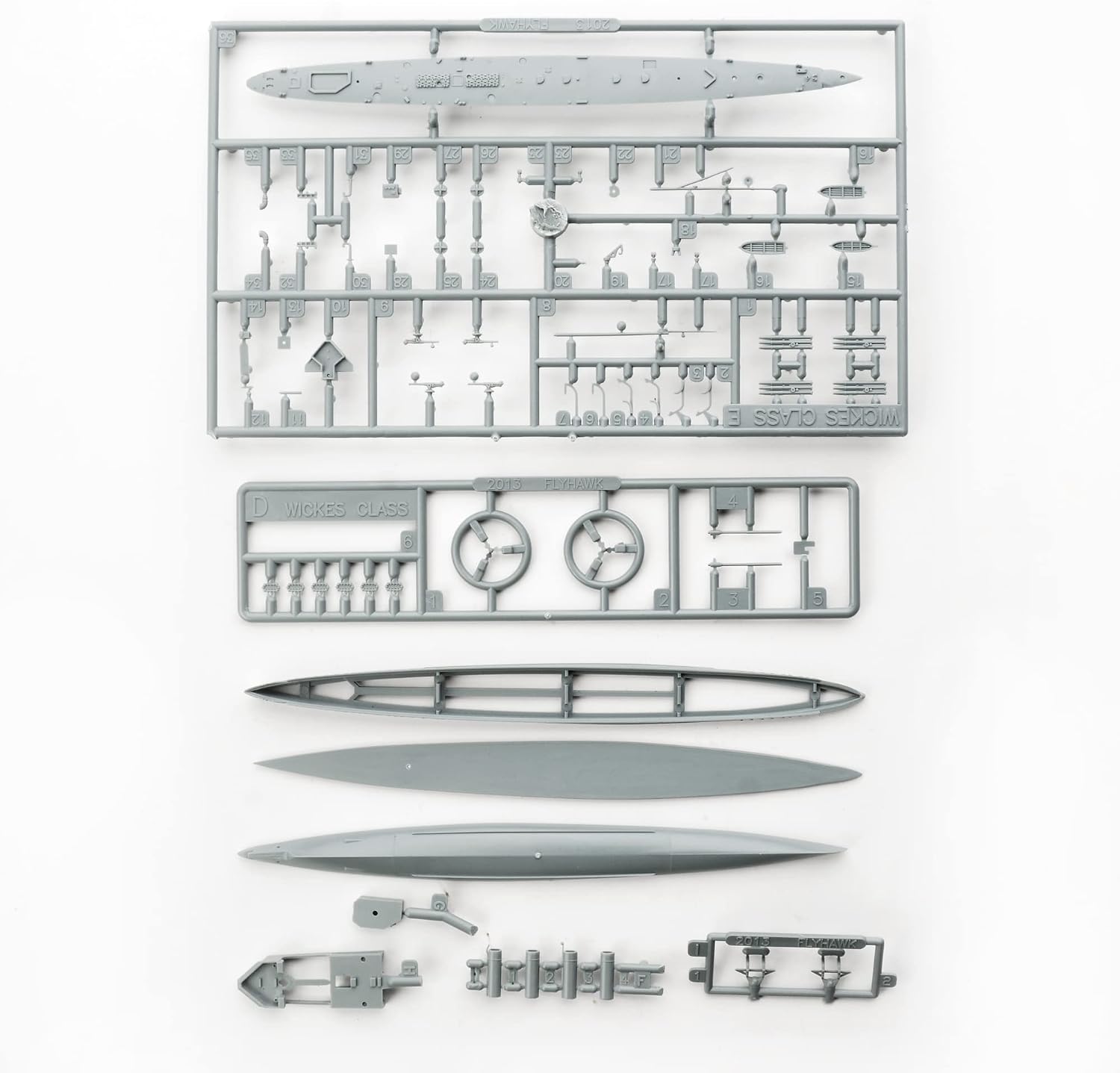 Amazon.com: GBMODEL Flyhawk FH1106S 1/700 Wickes Class Destroyer USS ...