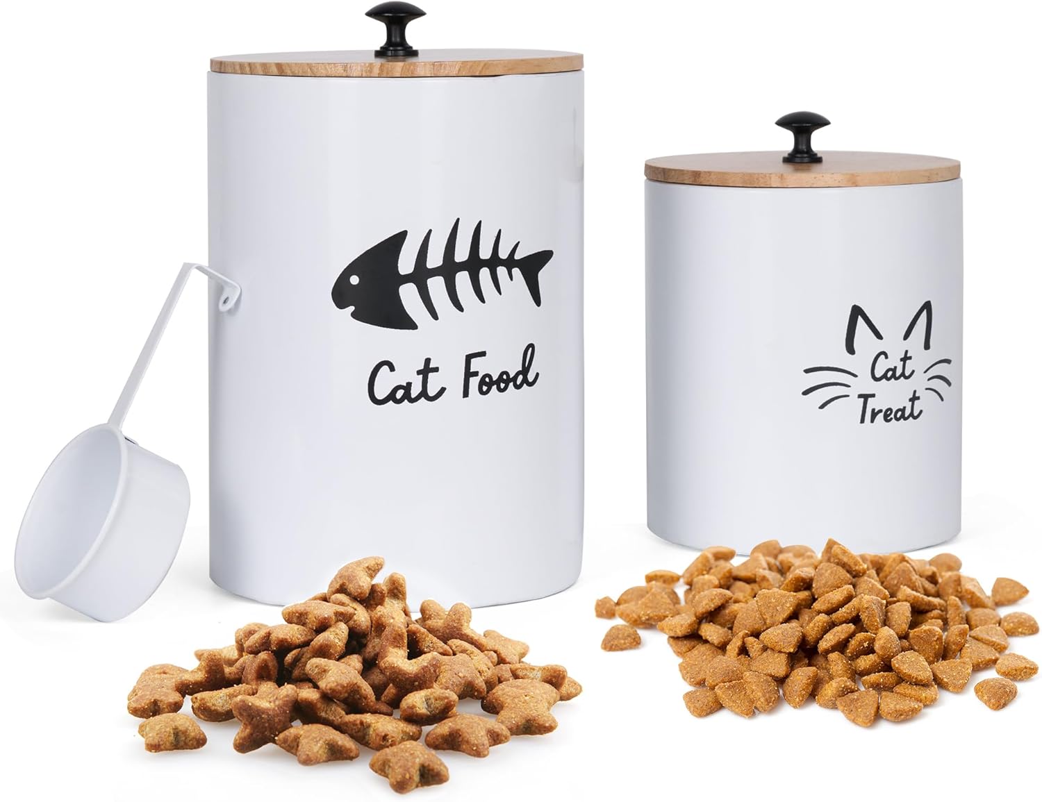 Amazon.com: Defined Deco Airtight Cat Food Storage Container with ...